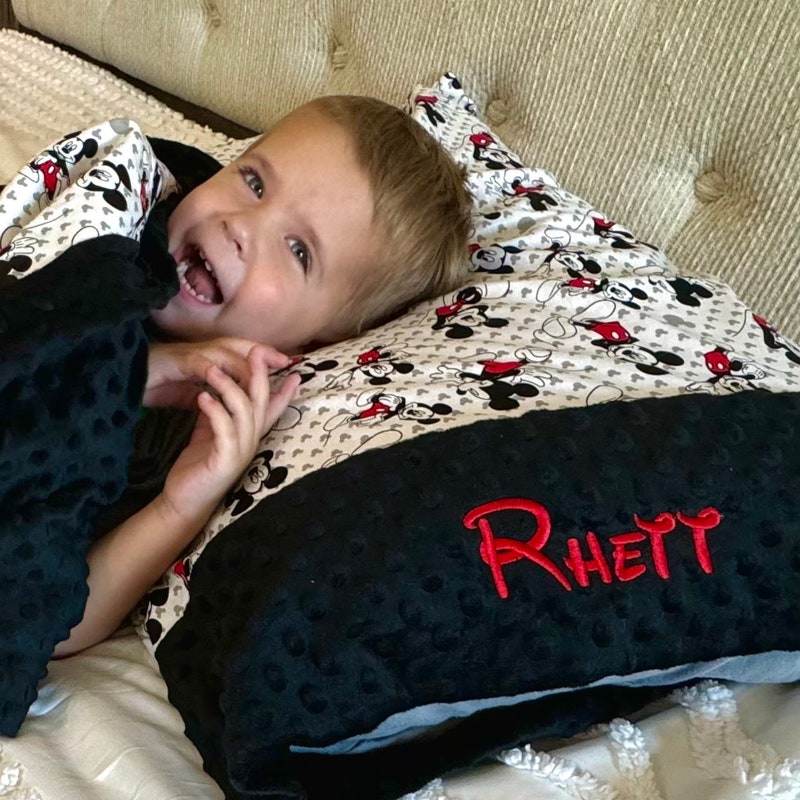 Mickey Travel Pillow Case - Etsy