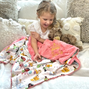 Princess Baby Blankets Etsy