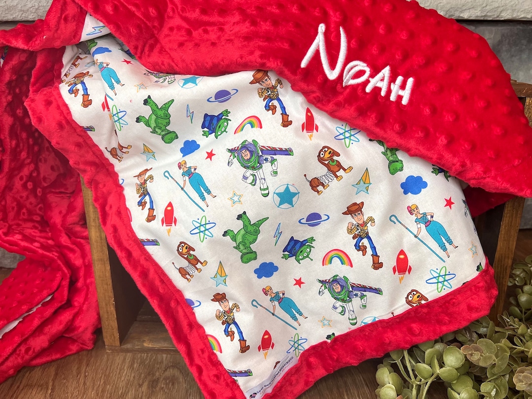 Personalized Toy Story Blanket Frame Style Border Baby - Etsy