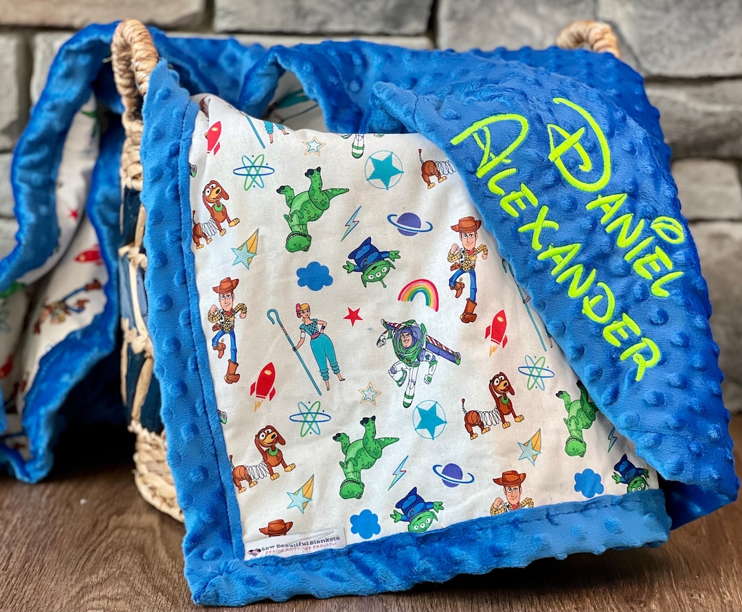 Personalized Toy Story Blanket | Frame Style Border | Baby Gift ...