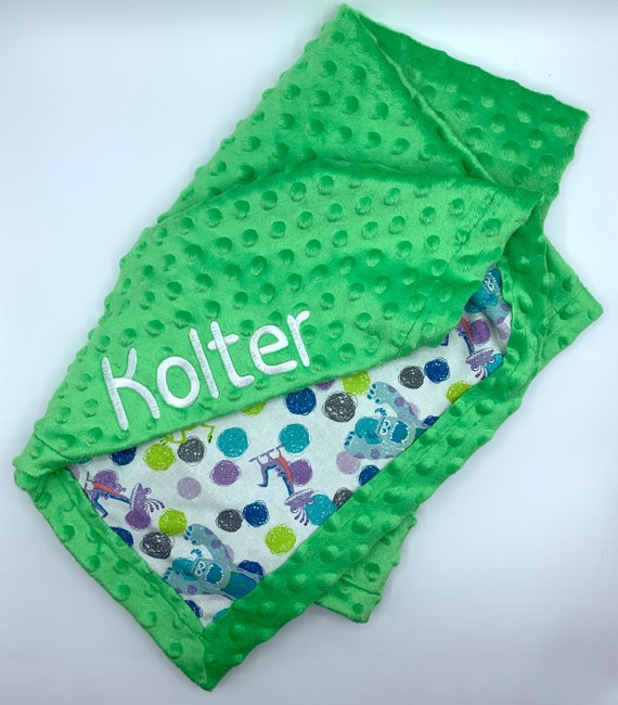 Personalized Monsters Inc Blanket Frame Style Border Baby - Etsy