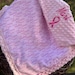 Personalized Breast Cancer Awareness Blanket, Chemo Comfort Blanket ...