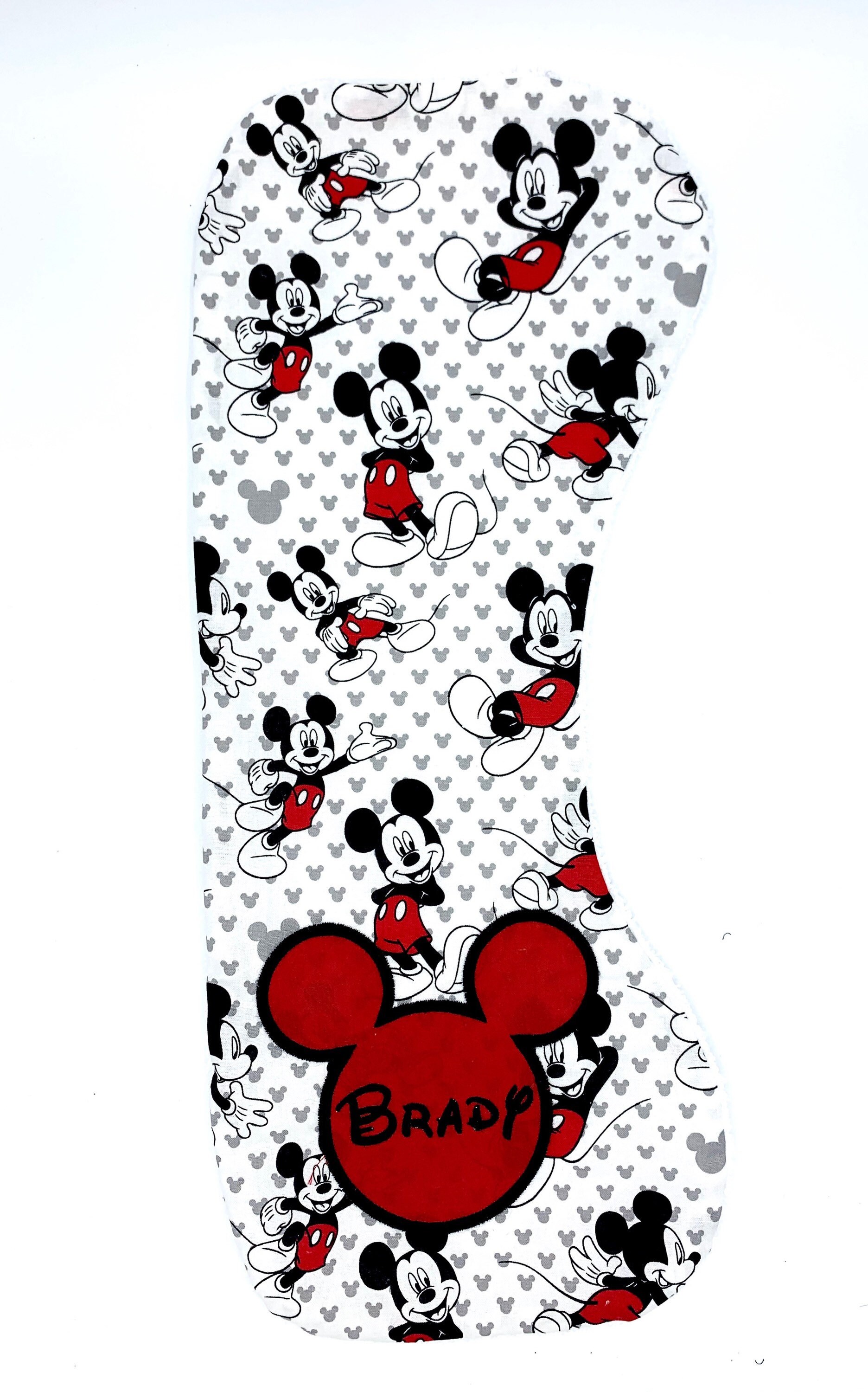 Personalized Mickey Mouse Burp Cloth | Cotton and Terry Cloth | Boy ...
