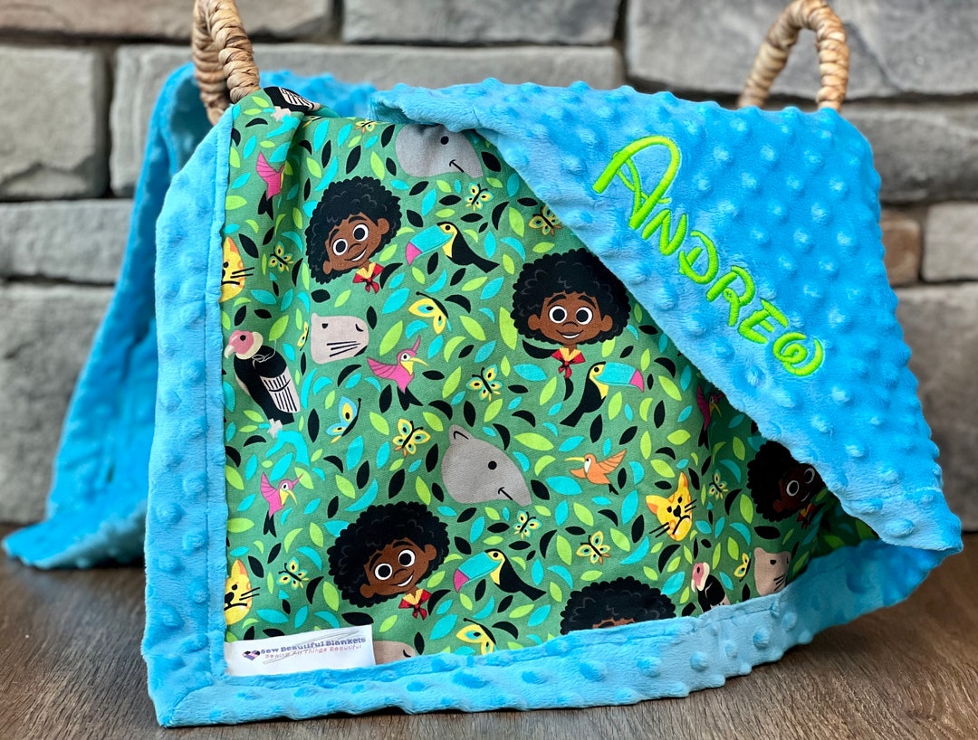 Personalized Disney Encanto Blanket | Frame Style Border | Baby Gift ...