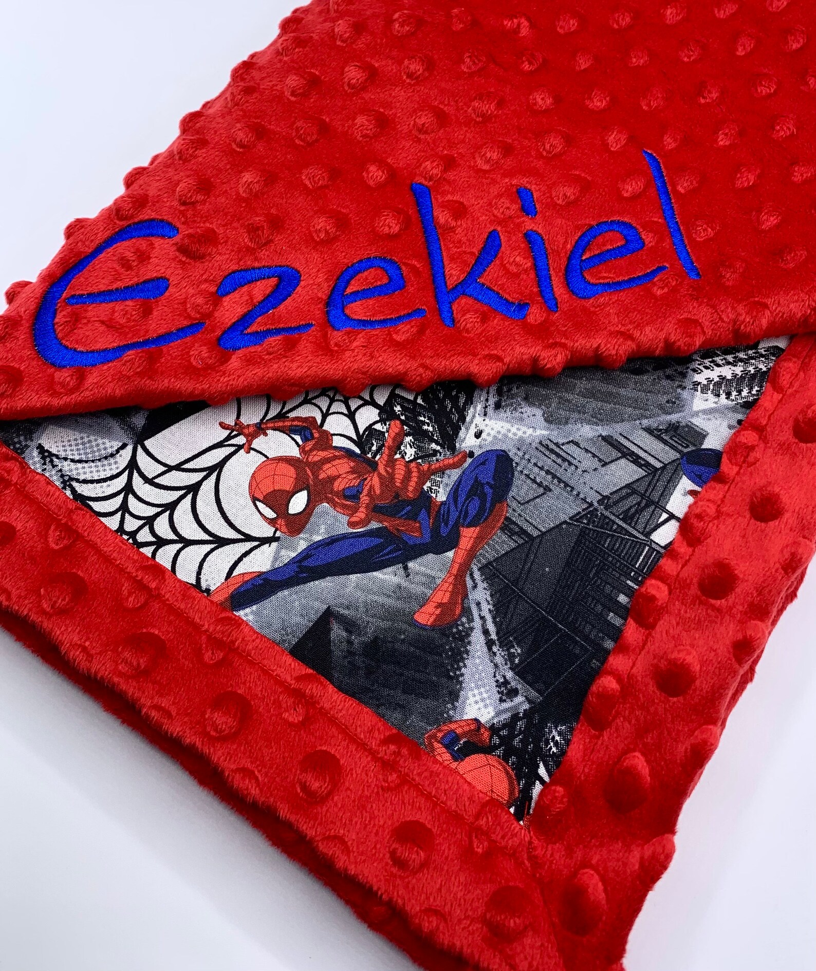 Personalized Spider-man Baby Blanket Frame Style Border | Etsy