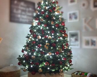 Christmas tree box | Etsy