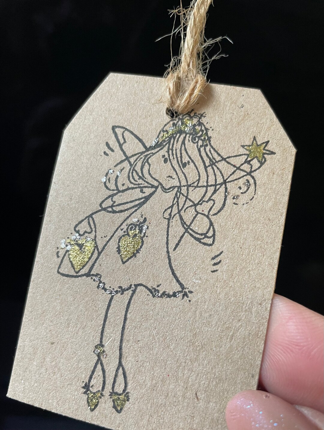 Twinkle Toes Fairy Stamp - Etsy