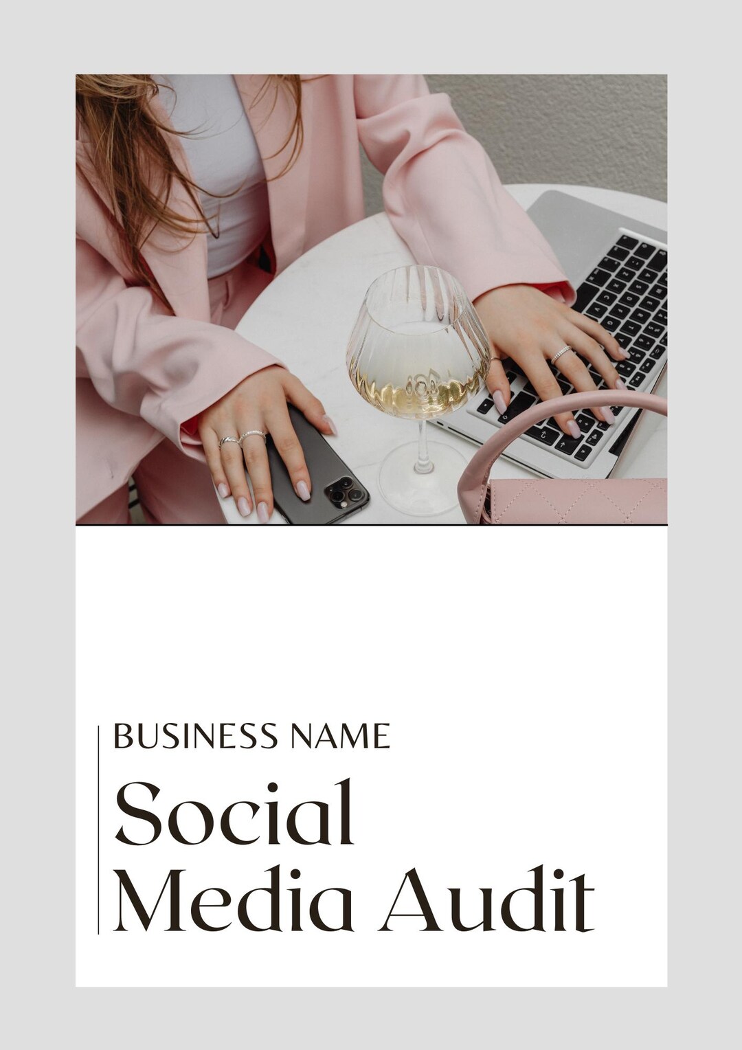 Barbiecore Social Media Audit Template: 7-page Pink Aesthetic Checklist ...