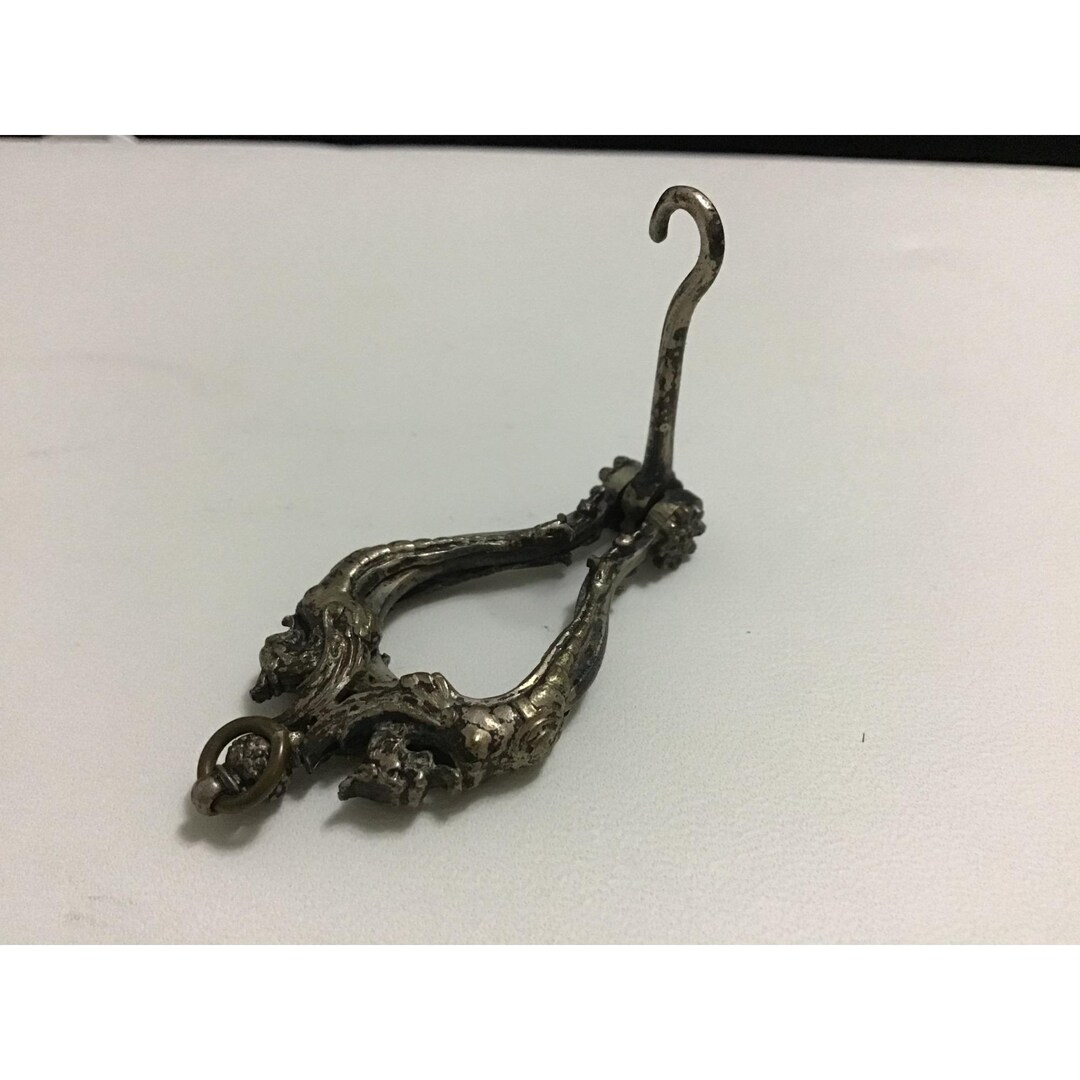 Antique Victorian Chatelaine Button Hook Ornate Metal Design 4 Inches ...