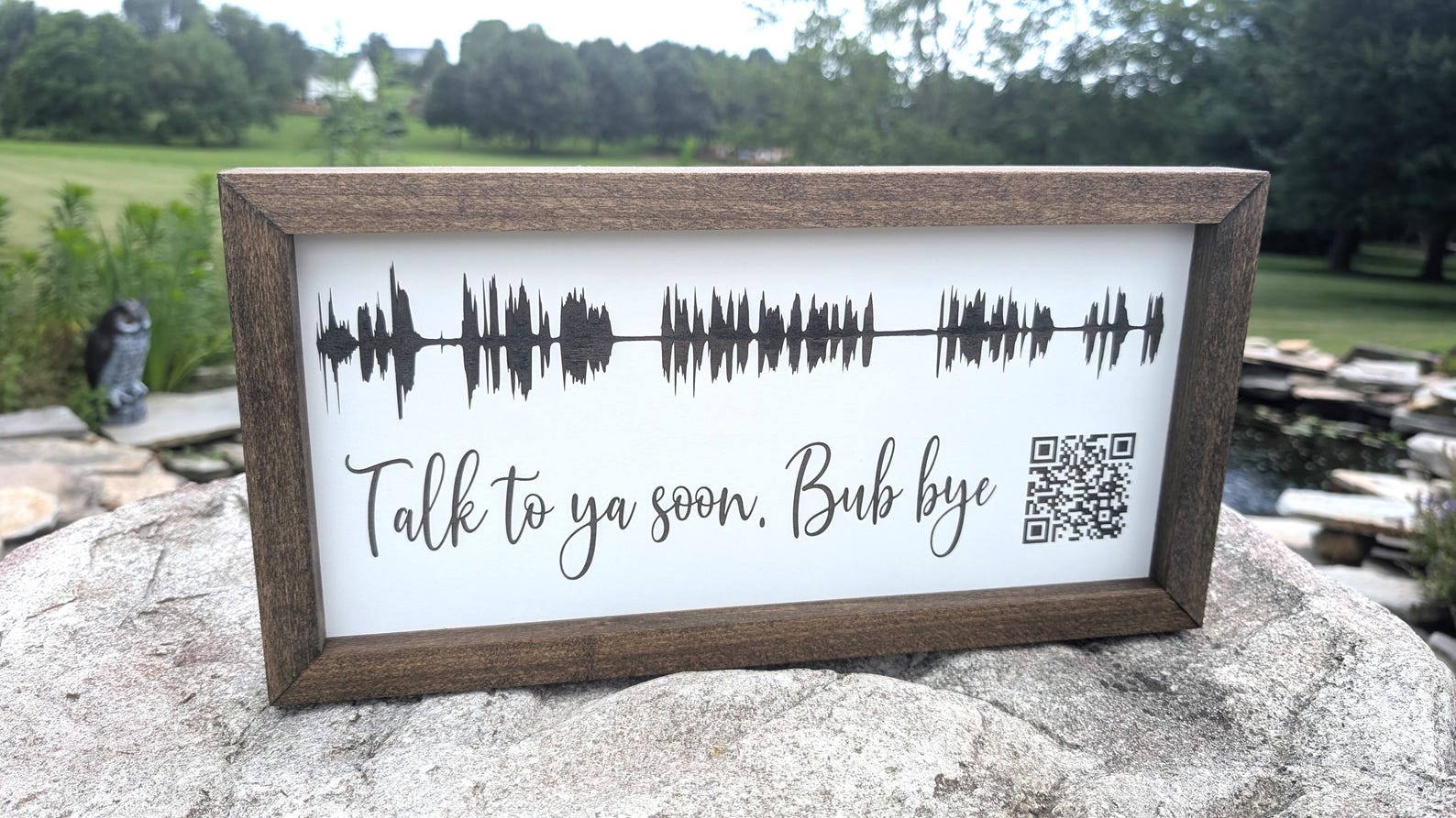 Memorial Voice Message Sign, Scan to Hear Their Voice, QR Code ...