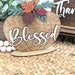 Thankful Grateful Blessed Pumpkins, Farmhouse Fall Decor - Etsy