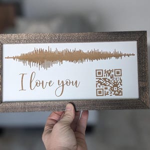 Memorial Voice Message Sign, Scan to Hear Their Voice, QR Code ...