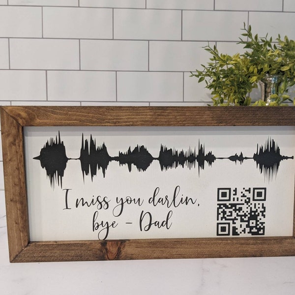 Soundwave Art Qr Code - Etsy