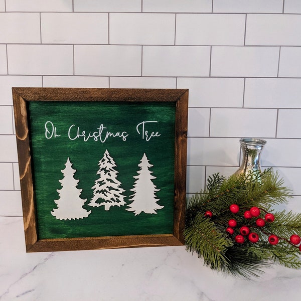 Christmas Tree Sign - Etsy