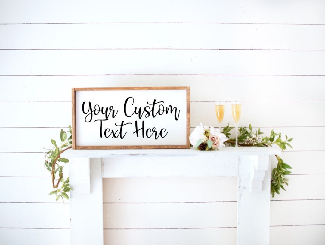 Customizable Sign, ANY Style or Words, Custom Bible Verse Sign ...