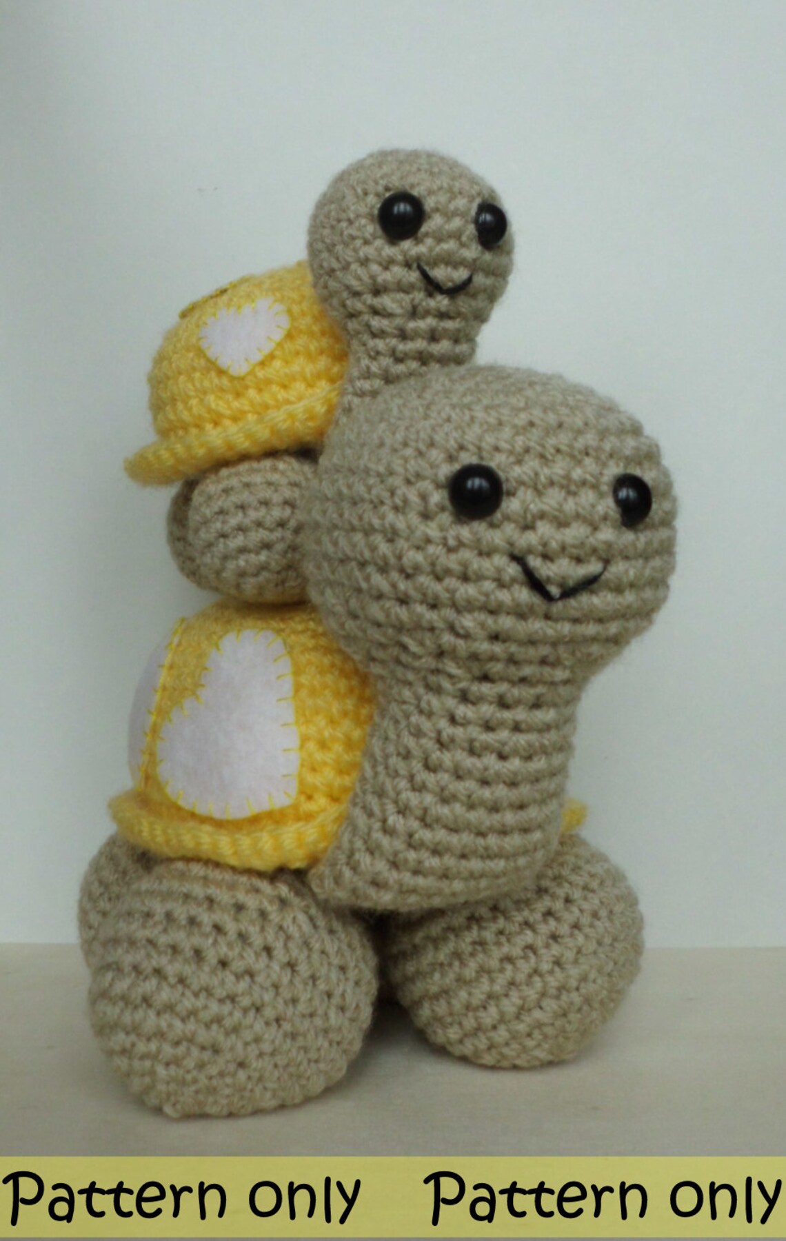Tortoise Crochet Patterns 2 in 1 - Etsy