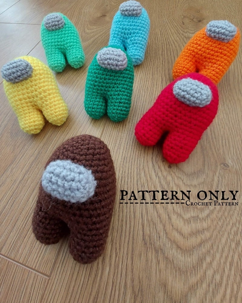 Among Us Crochet Pattern - Etsy