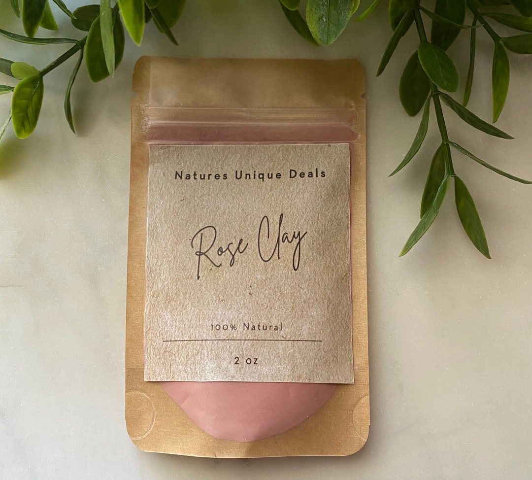 100% Natural Kaolin Rose Clay Powder 2 Ounce - Etsy