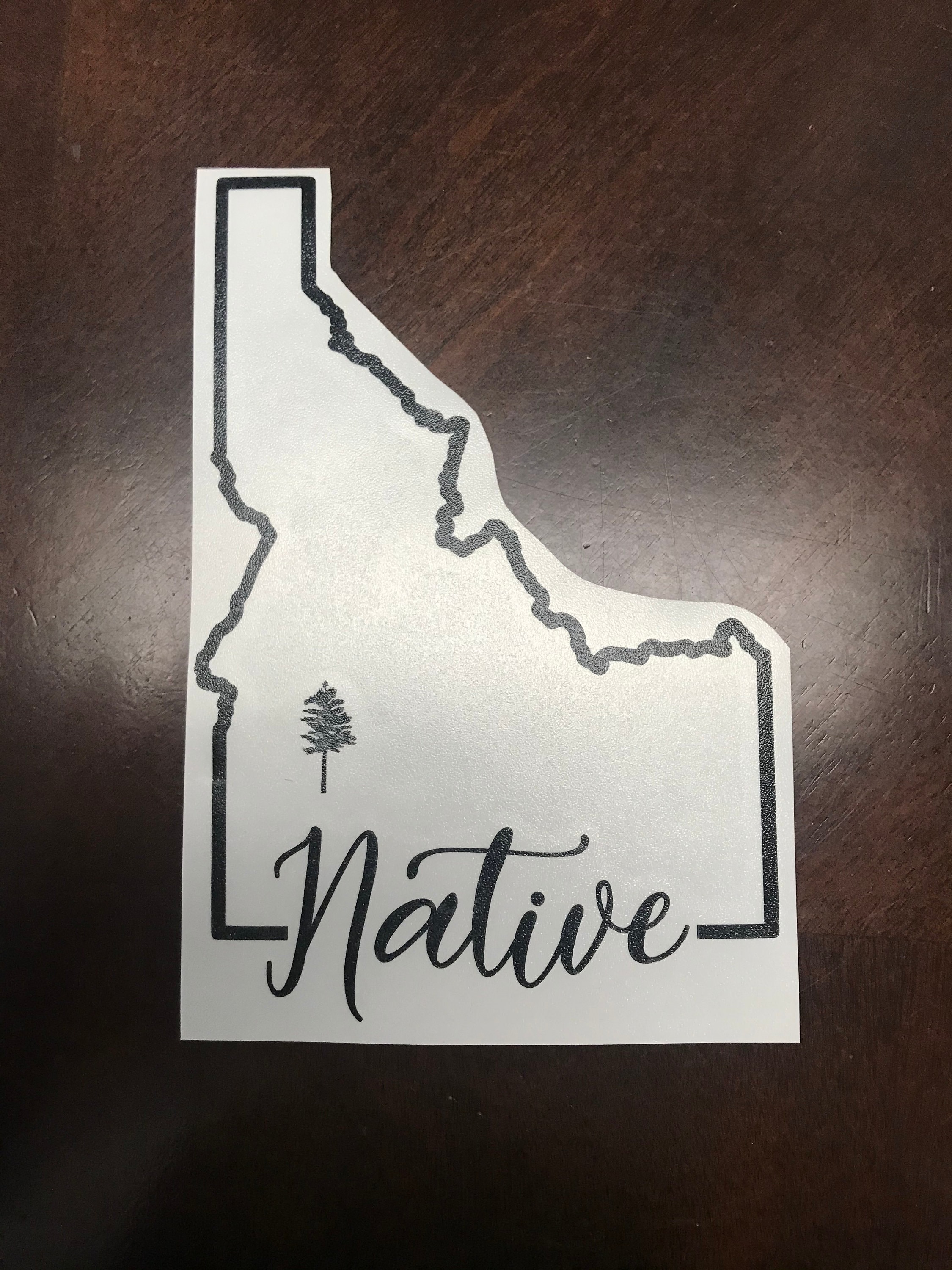 Idaho Native Car Decal - Etsy