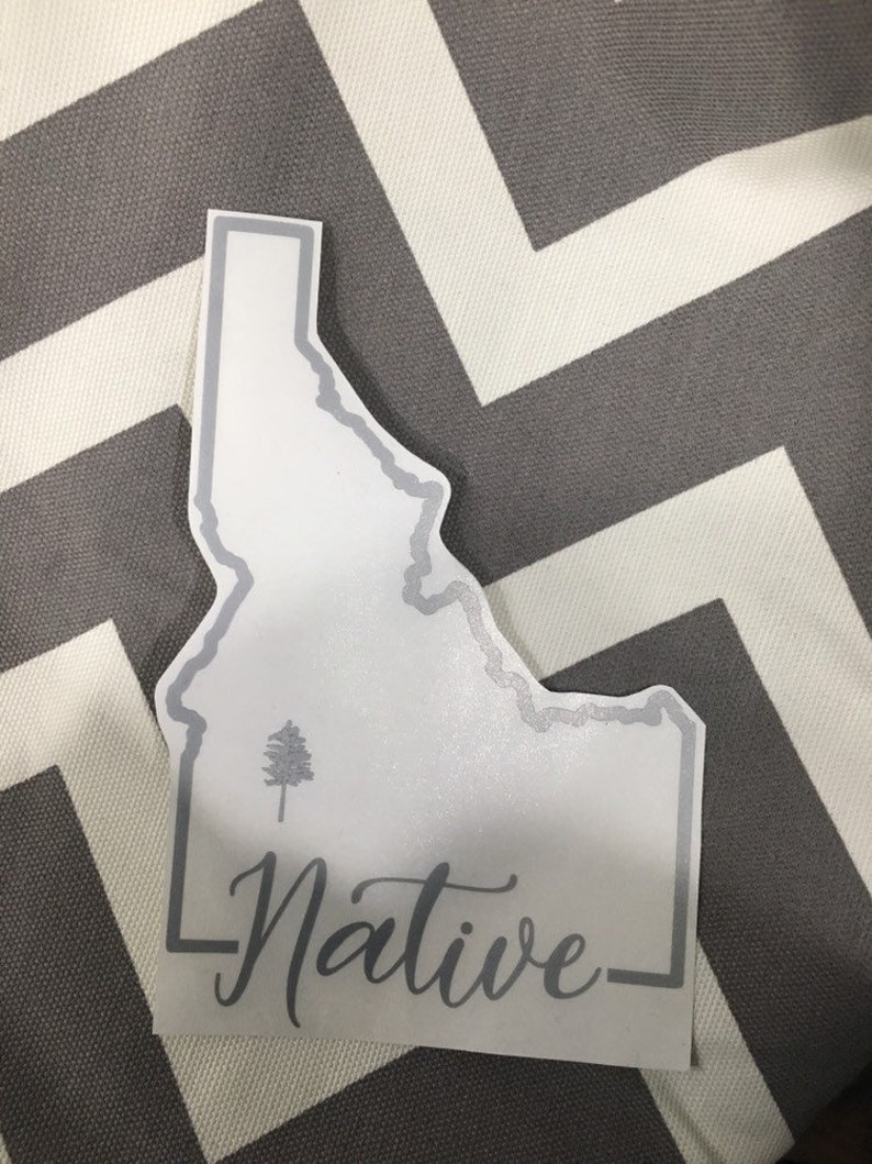 Idaho Native Car Decal - Etsy