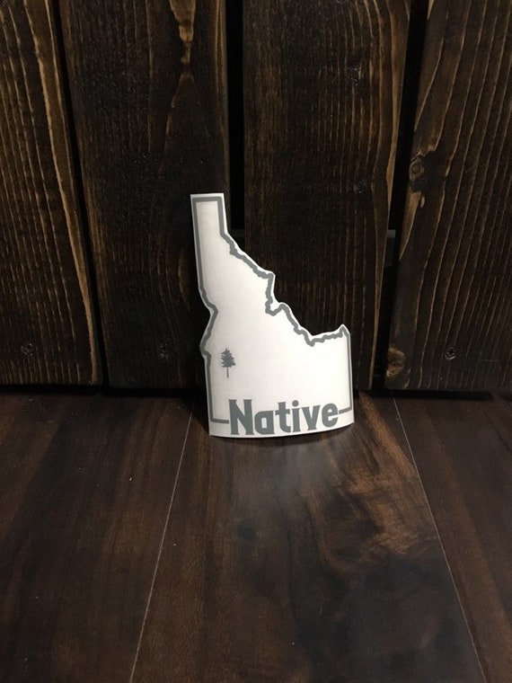 Idaho Native Car Decal | Etsy