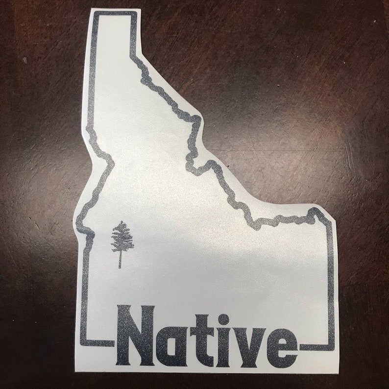 Idaho Native Car Decal - Etsy