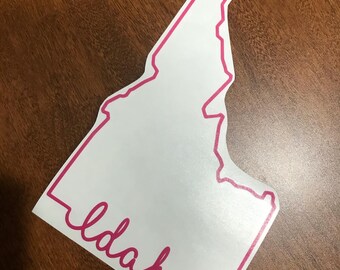 Idaho Native Car Decal - Etsy