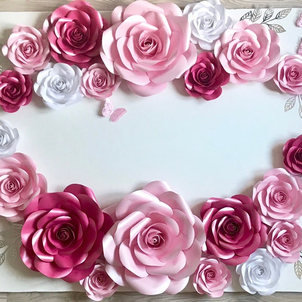 Pearl Paper Flowers - Etsy