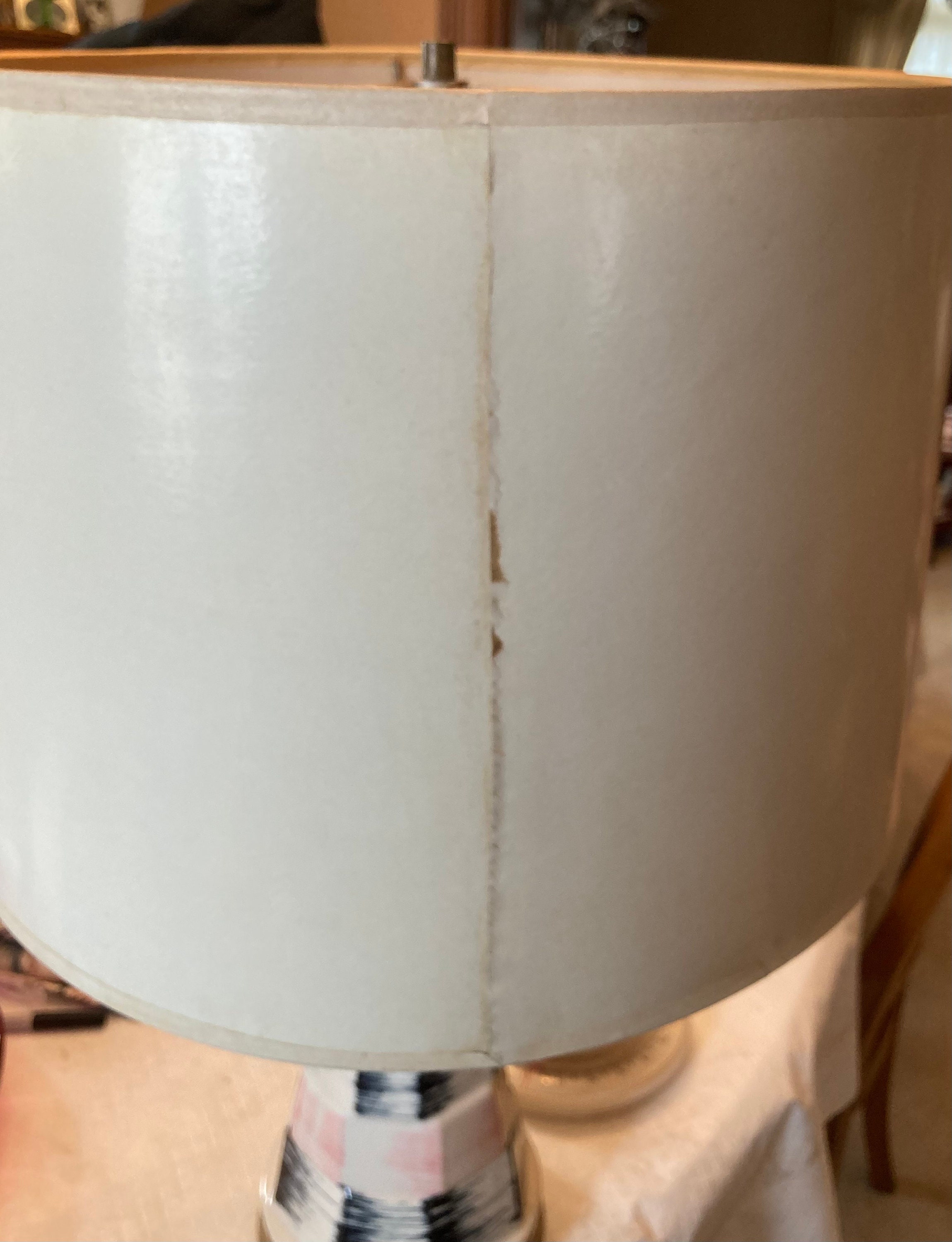 1950s Mid Century Modern Lamp by Miller Lamp Company. With Original ...
