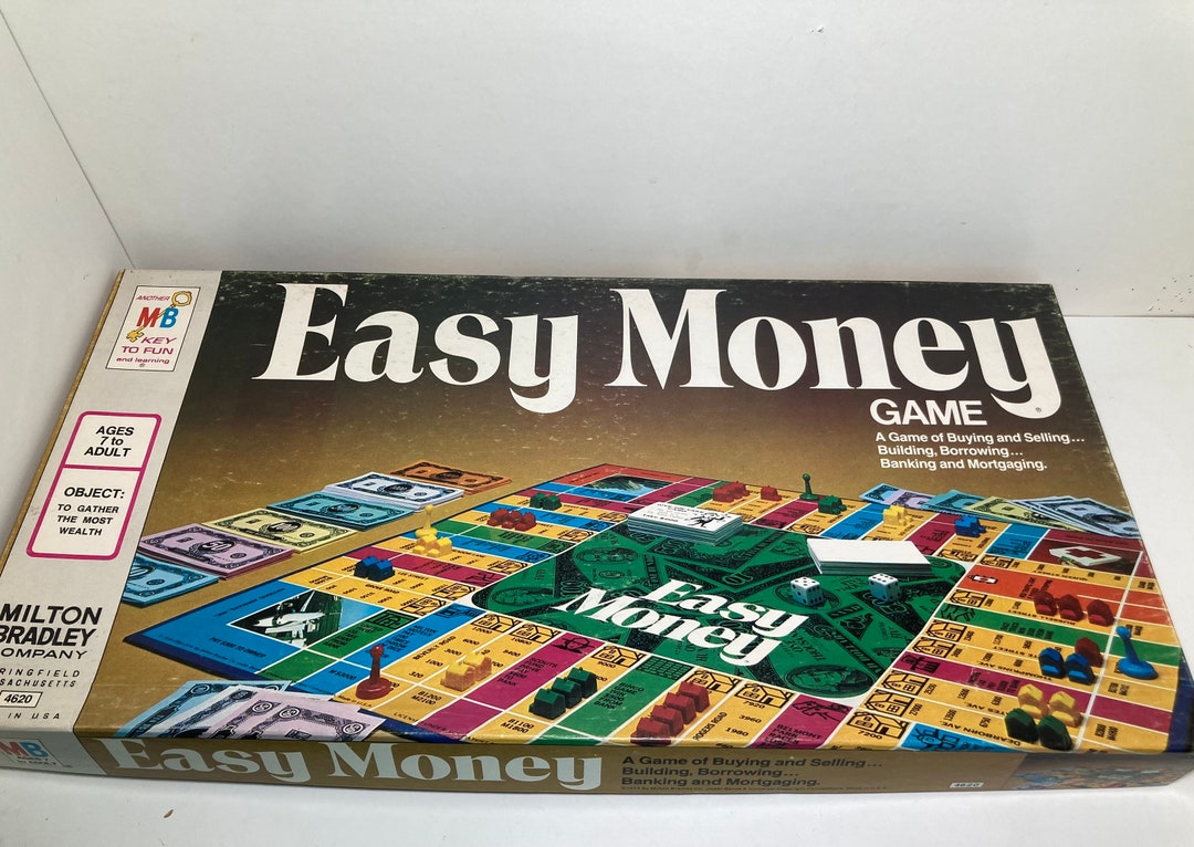 Milton Bradley Easy Money Board Game 1974. Complete [beesme] - Etsy
