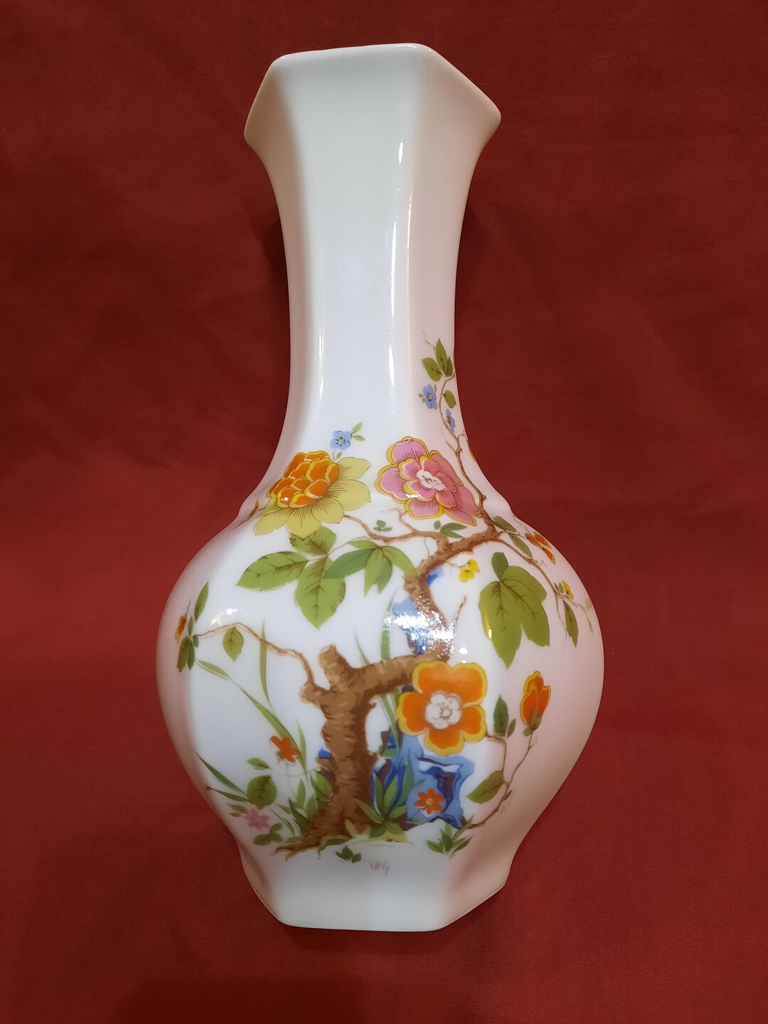 1950s Johann Seltmann Vohenstrauss Bavaria Germany Multicolor Floral ...