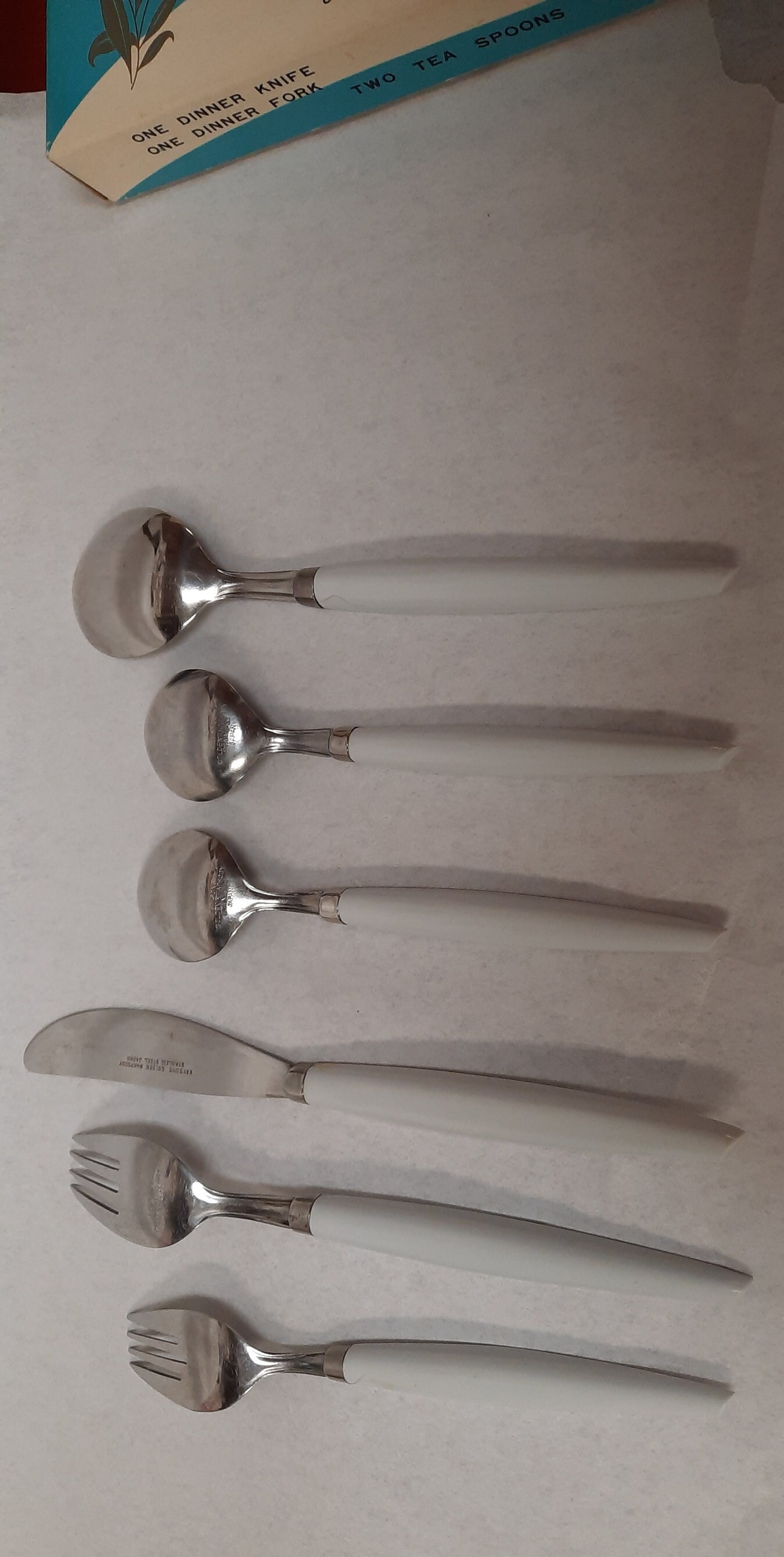 Vintage Kaysons Golden Rhapsody Stainless Steel Flatware, Six Piece ...