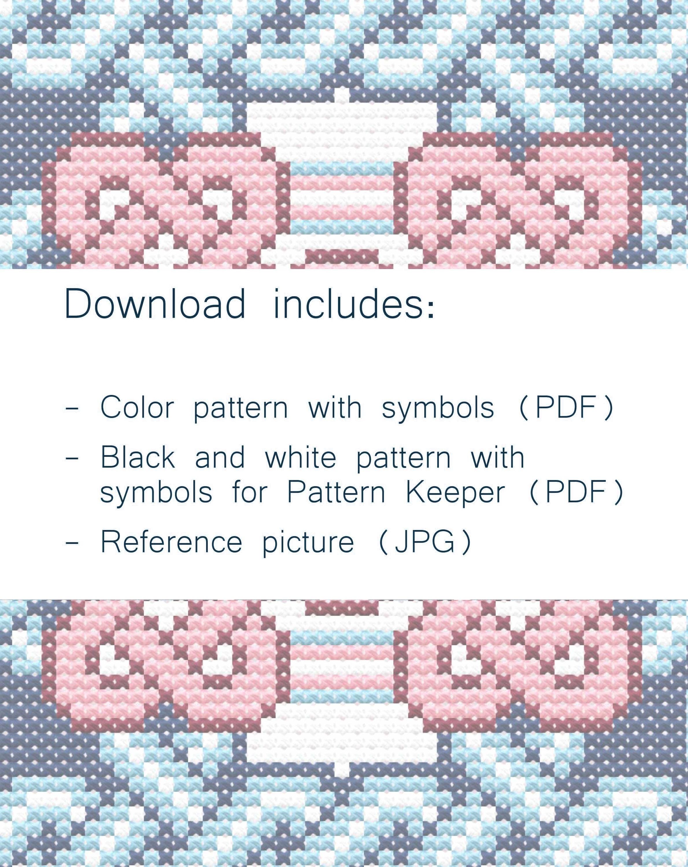 Cross Stitch Pattern - Trans Pride - Etsy