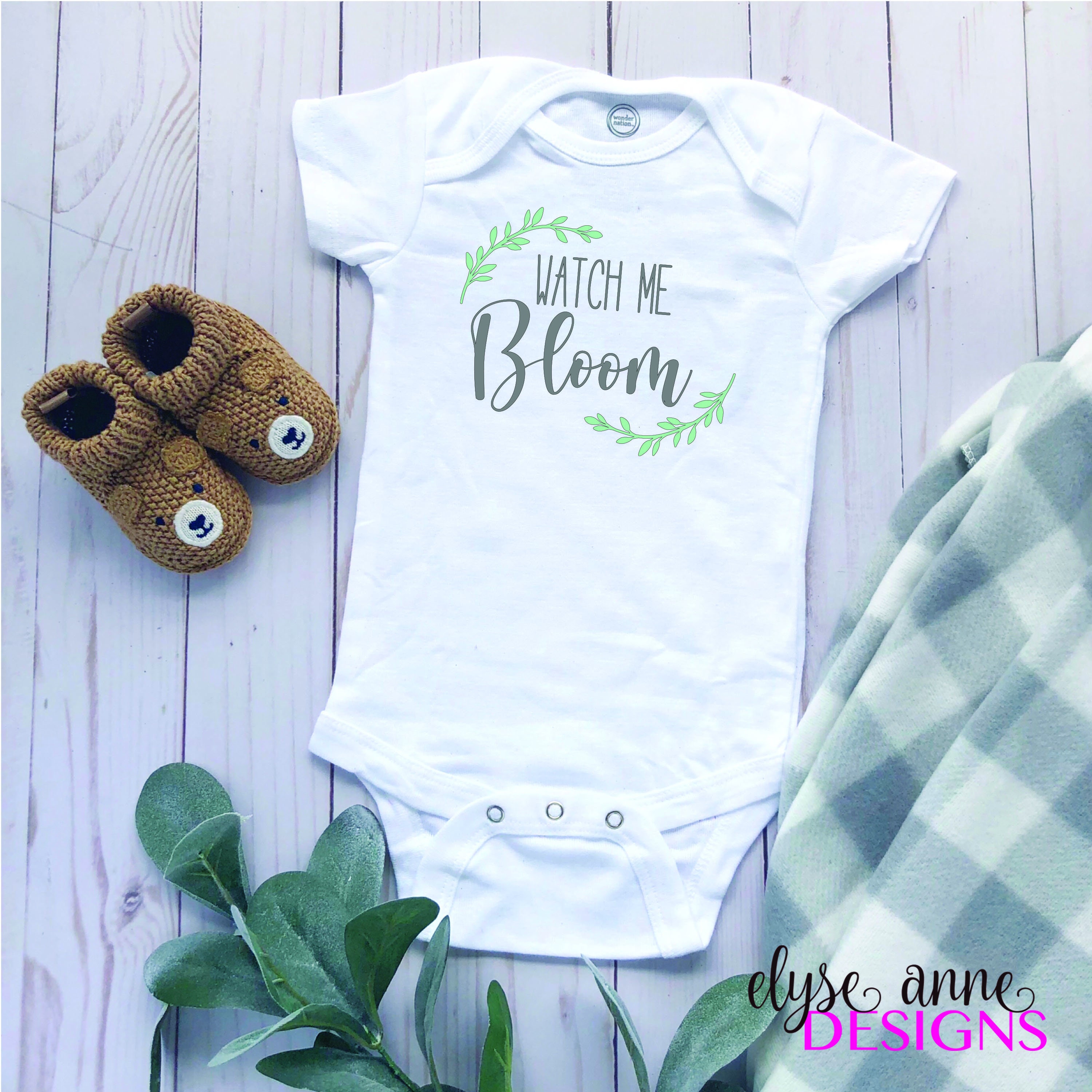 SVG / DXF Watch Me Bloom: Instant Download Silhouette | Etsy