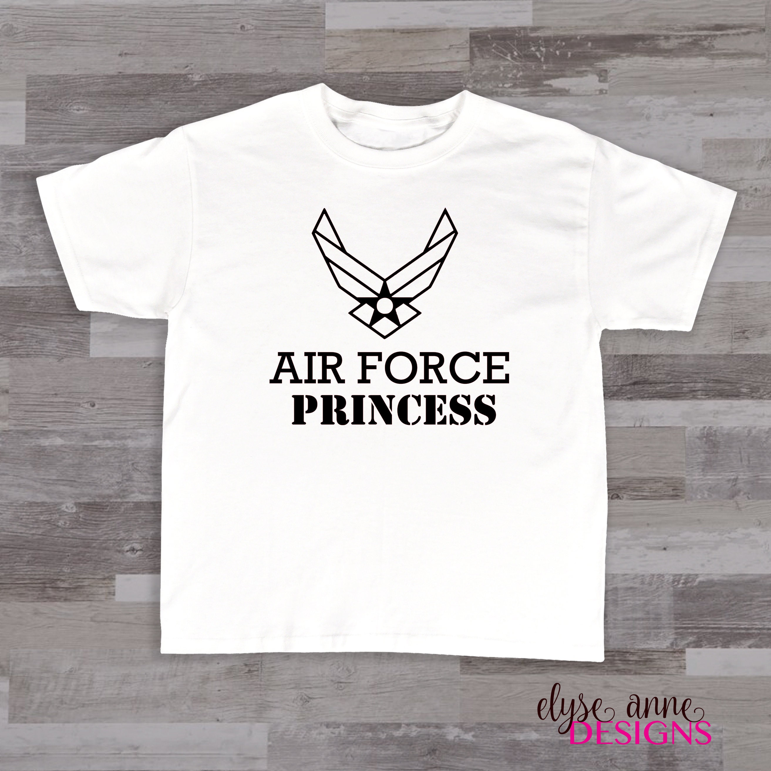 SVG/DFX Instant Download: Air Force Princess - Military Theme - Infant ...
