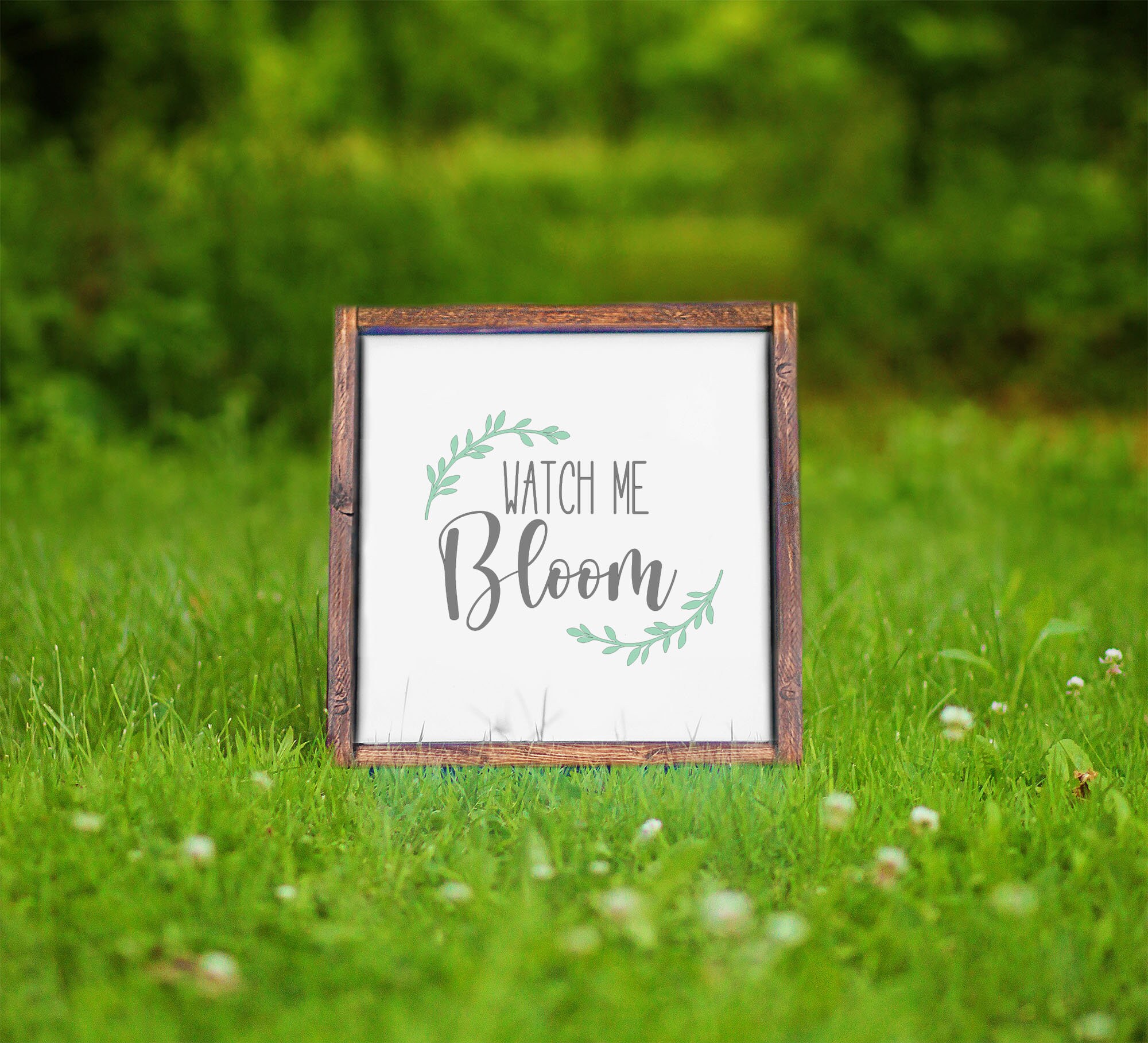 SVG / DXF Watch Me Bloom: Instant Download Silhouette | Etsy