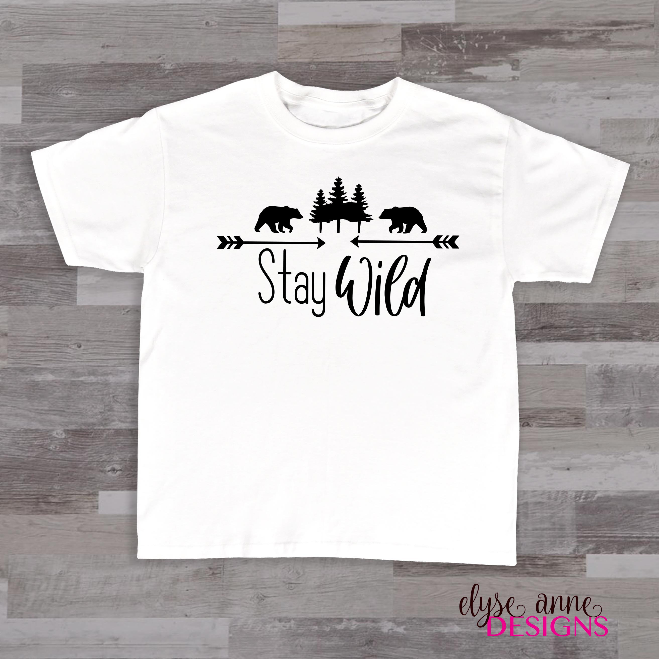 SVG / DXF Stay Wild: Instant Download Silhouette Circuit | Etsy