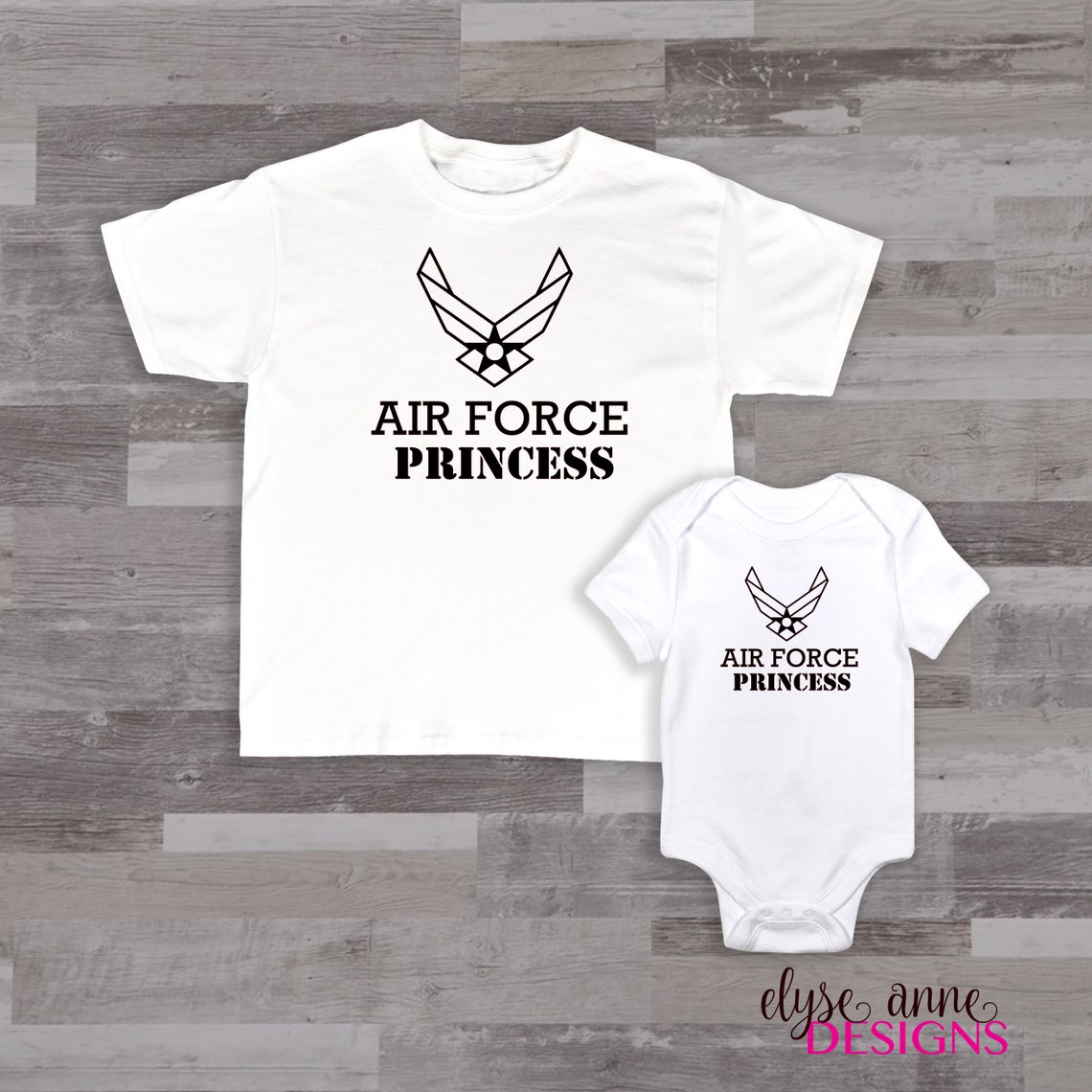 SVG/DFX Instant Download: Air Force Princess - Military Theme - Infant ...