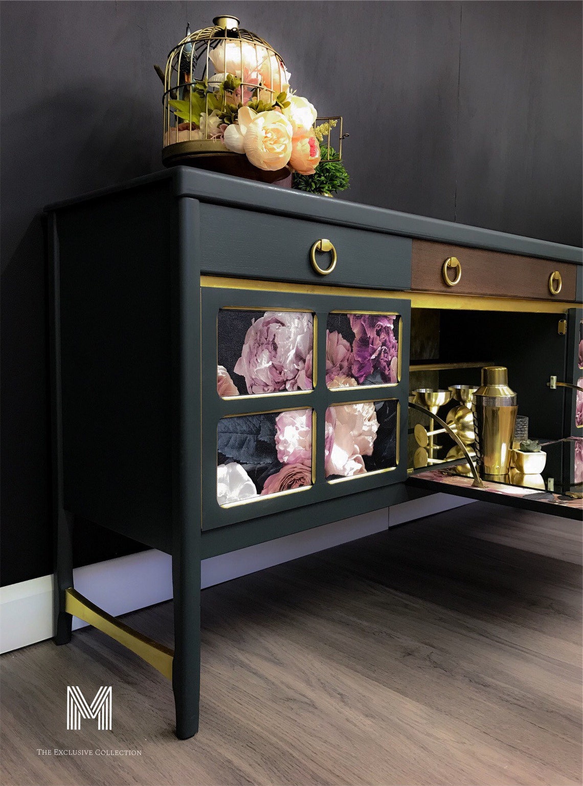 SOLD Nathan Sideboard Drinks Cabinet and Cocktail Bar 24ct - Etsy