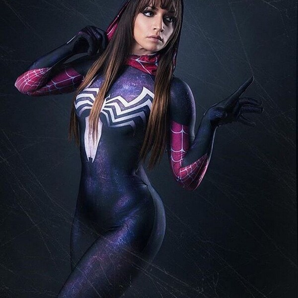 Venom Girl Costume - Etsy