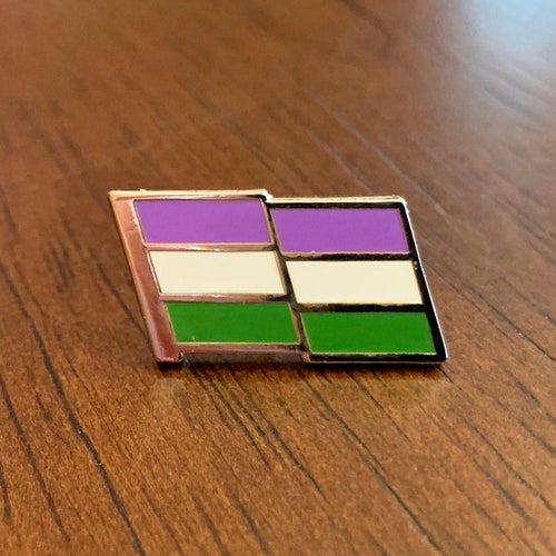 Bi Pride Pin Bisexual Pride Flag Pin Hard Enamel Bi | Etsy