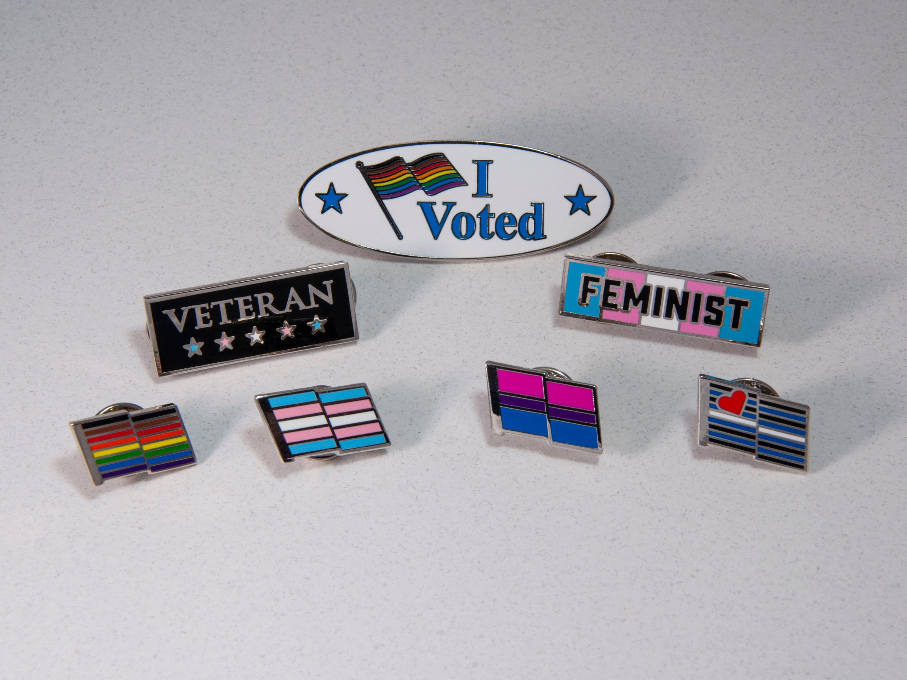 Leather Pride Flag Pin Hard Enamel Leather Pride Lapel Pin Etsy