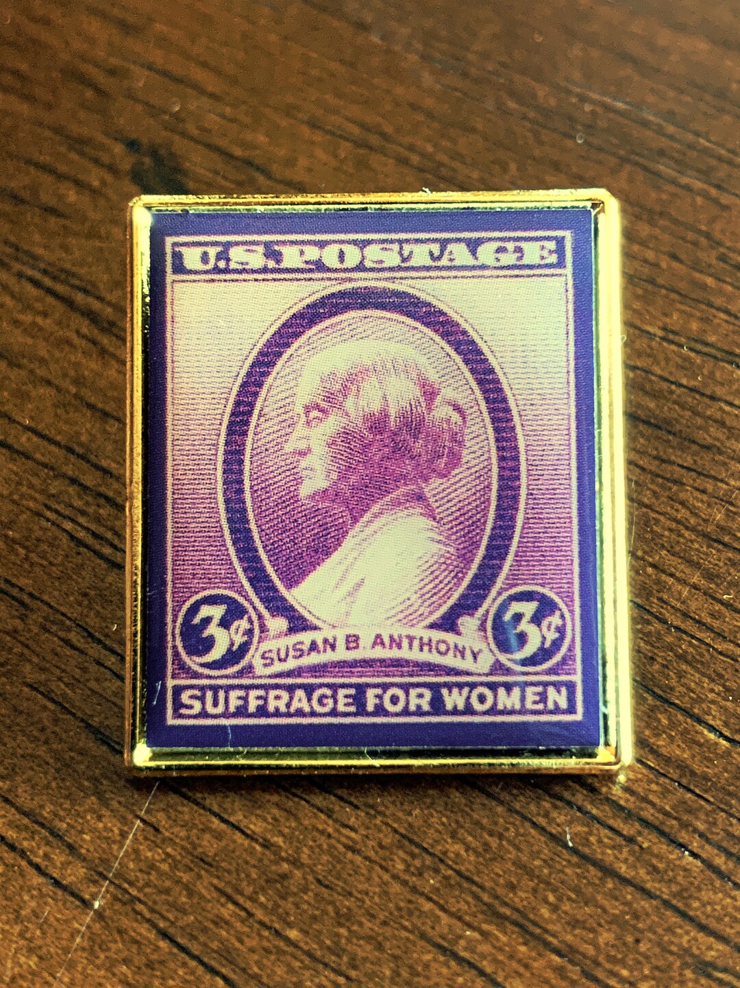 Women’s Suffrage Jewelry - Vintage-style Susan B. Anthony Pin - Women's ...