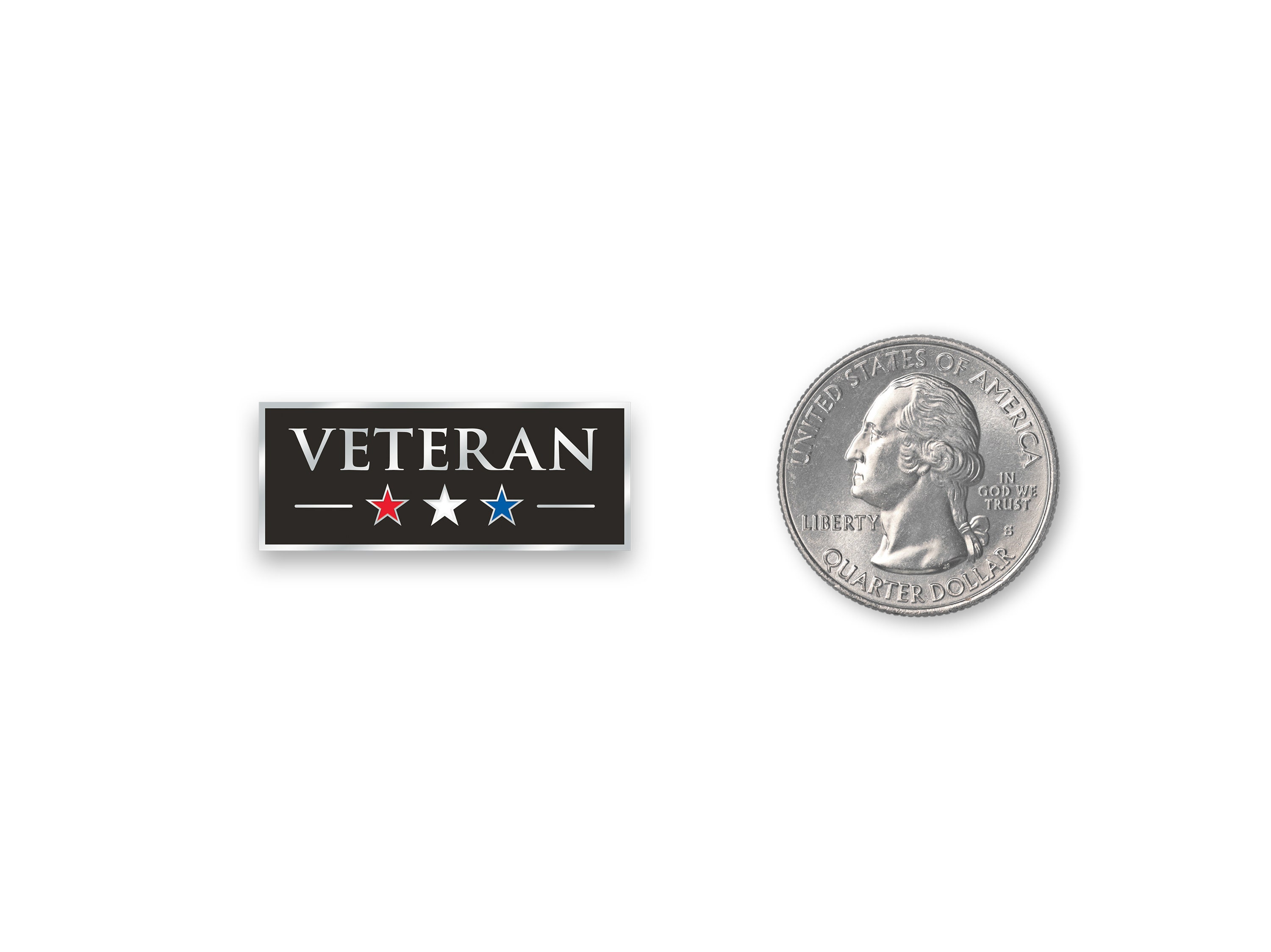 Veteran Pin -- Hard Enamel Pin -- United States Veteran Pin