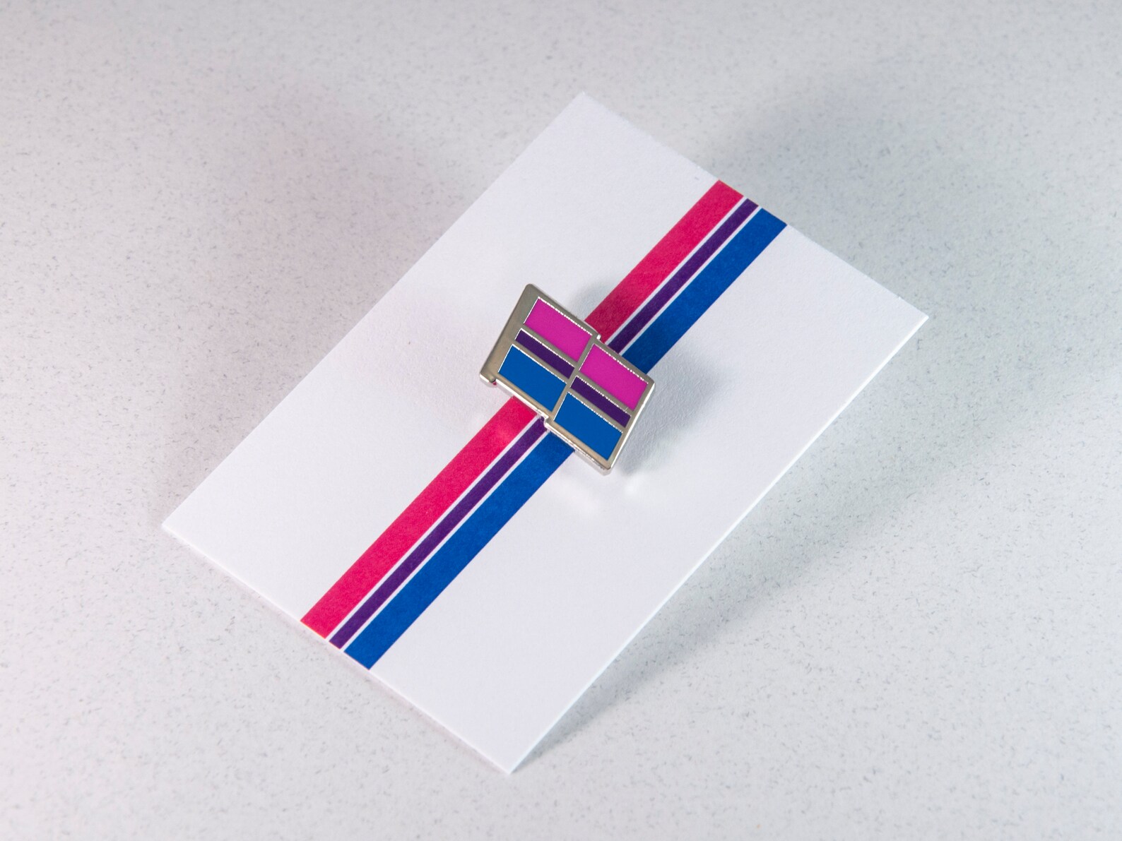 Bi Pride Pin Bisexual Pride Flag Pin Hard Enamel Bi | Etsy