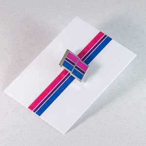 Bi Pride Pin -- Bisexual Pride Flag Pin -- Hard Enamel Bi Pride Lapel ...