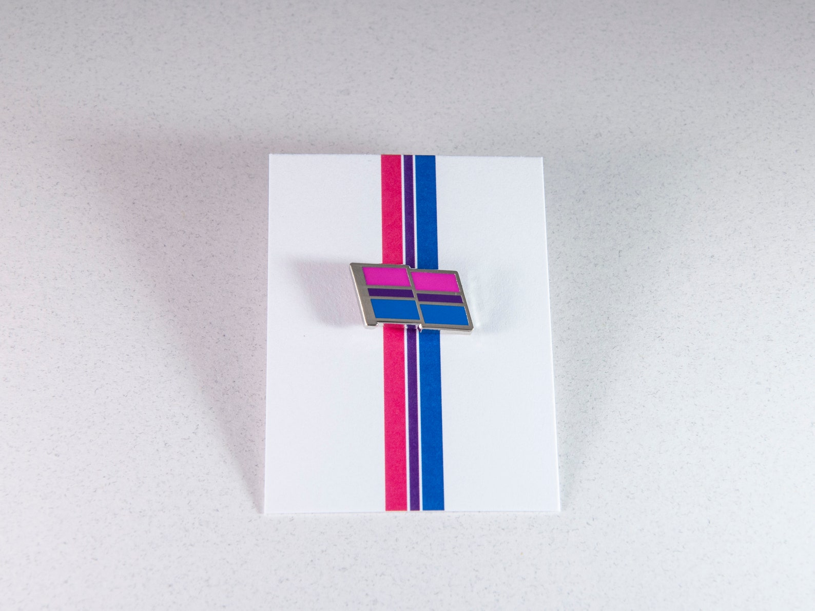 Bi Pride Pin Bisexual Pride Flag Pin Hard Enamel Bi | Etsy