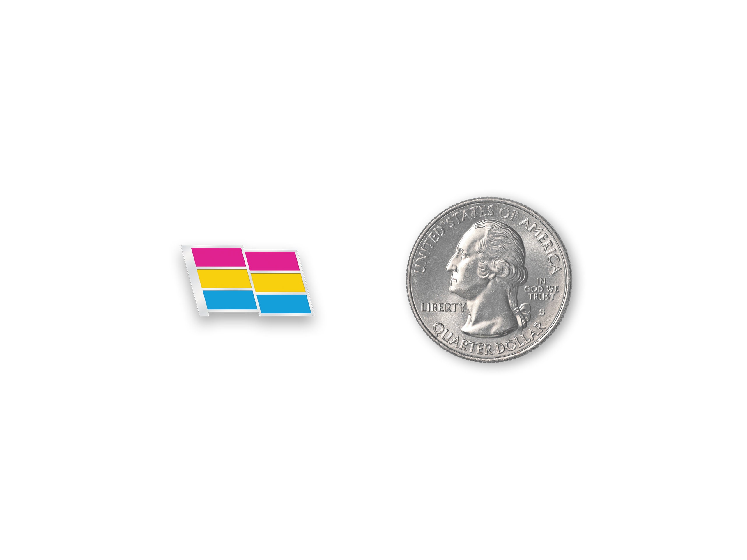 Pansexual Flag Pin -- Hard Enamel Pan Pride Lapel Pin -- Pansexual ...