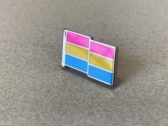 Pansexual Flag Pin Hard Enamel Pan Pride Lapel Pin - Etsy