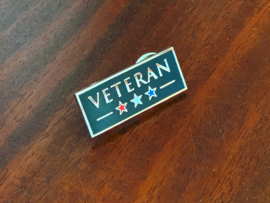 Veteran Pin -- Hard Enamel Pin -- United States Veteran Pin - Etsy